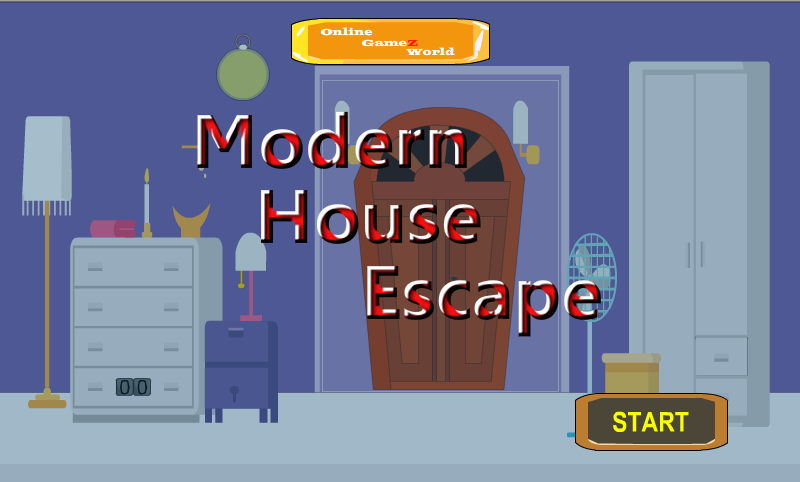 OnlineGamezWorld Modern House Escape Solución - Juegos de Escape Online