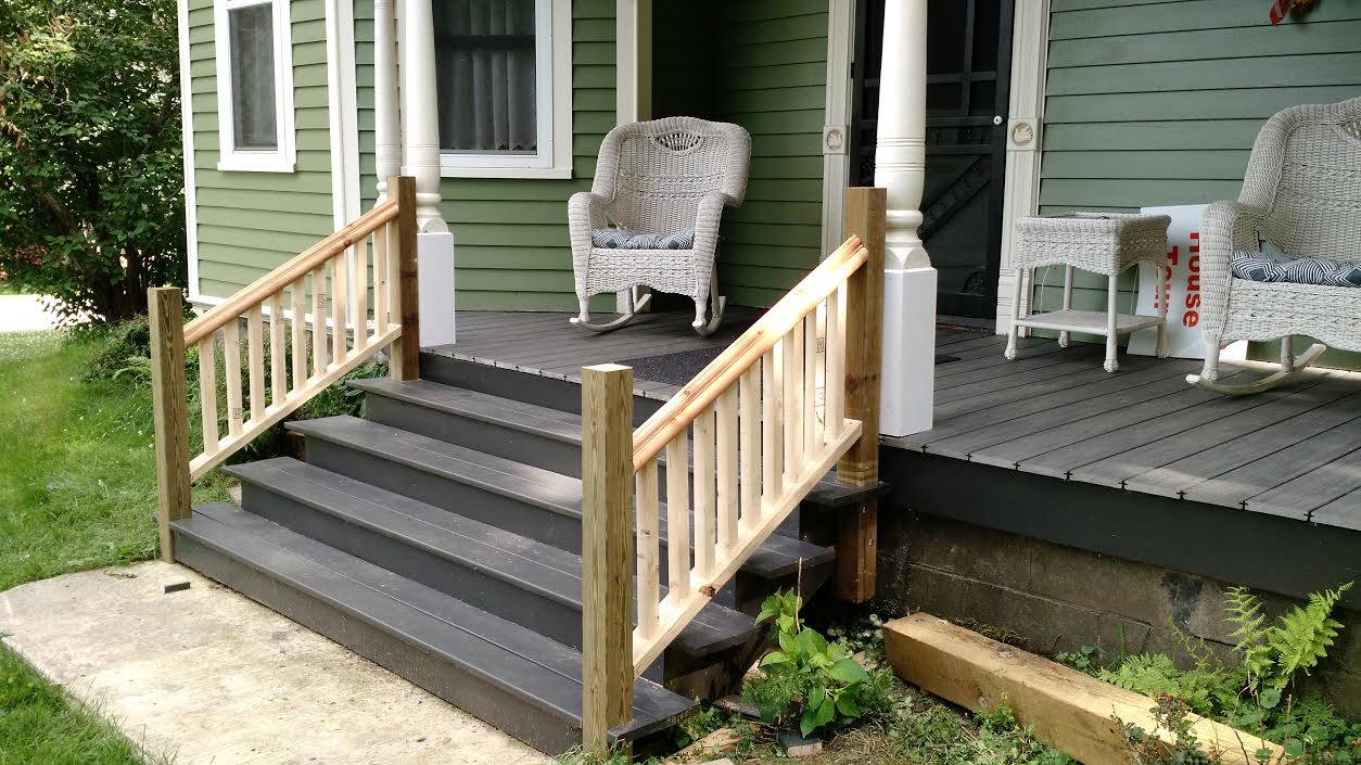 1893 Victorian Farmhouse: Railings for the Wrap Around Porch