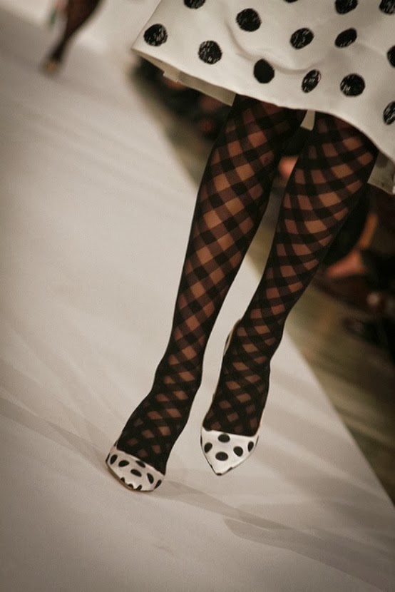 FALL FAVORITES: PATTERNED TIGHTS | Platforms & Peep-Toes