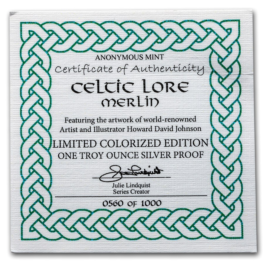 SUZI Q'S ESTATE FINDS: Limited Colorized Edition Merlin Celtic Lore ...