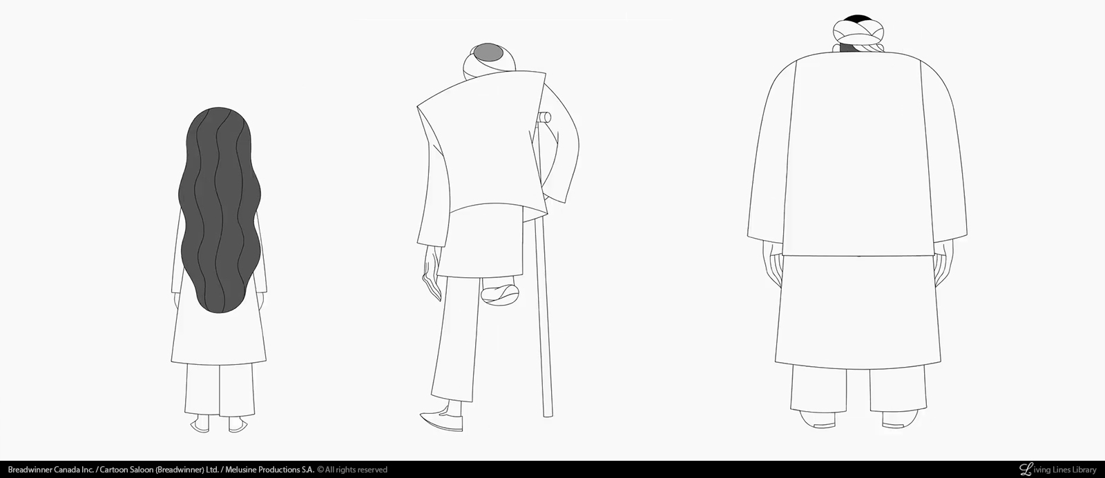 Living Lines Library: The Breadwinner (2017) - Concept & Production Art