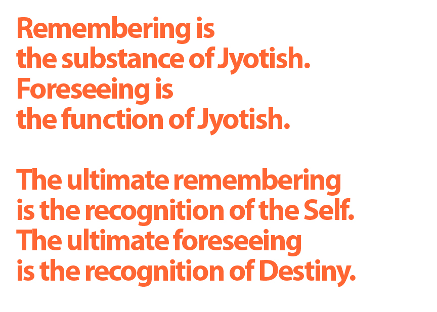 Hindu Astrology: Jyotisha: Adhyatmika Khanda- Theory