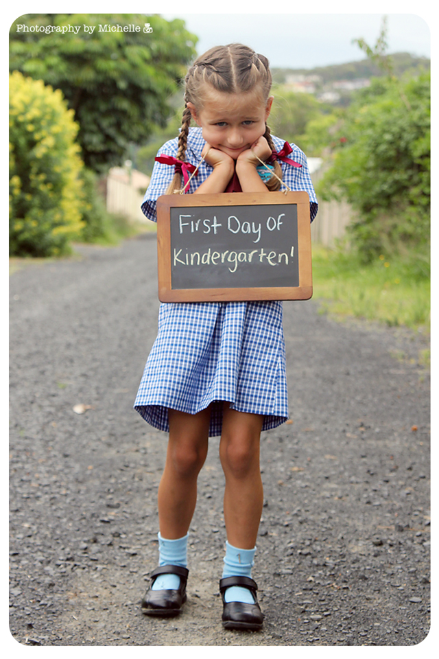 Photography by Michelle: First Day of Kindergarten!