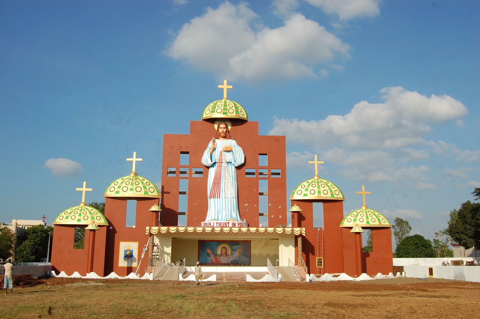 DIOCESE OF SAGAR: Sagar: The tallest statue of Jesus is ready to be ...