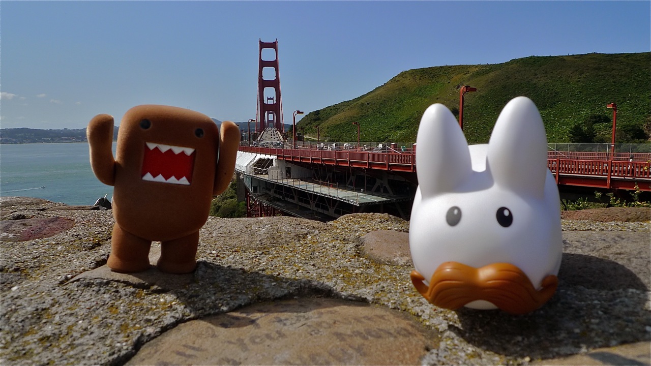 Year of the Labbit: Labbit Travels: Golden Gate Bridge