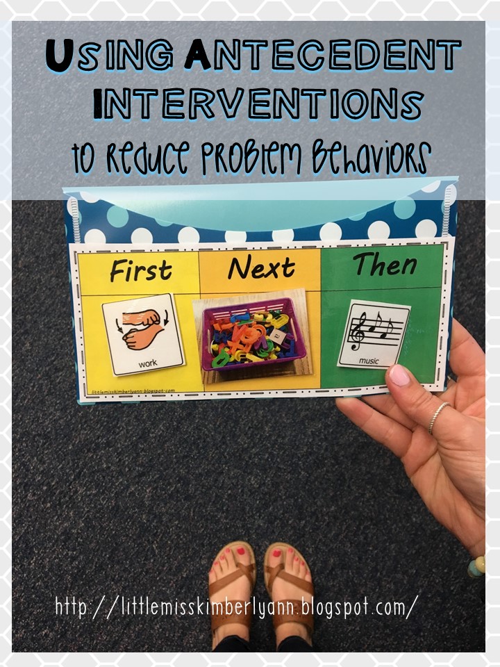 Little Miss Kim's Class: Using Antecedent Interventions in Special ...