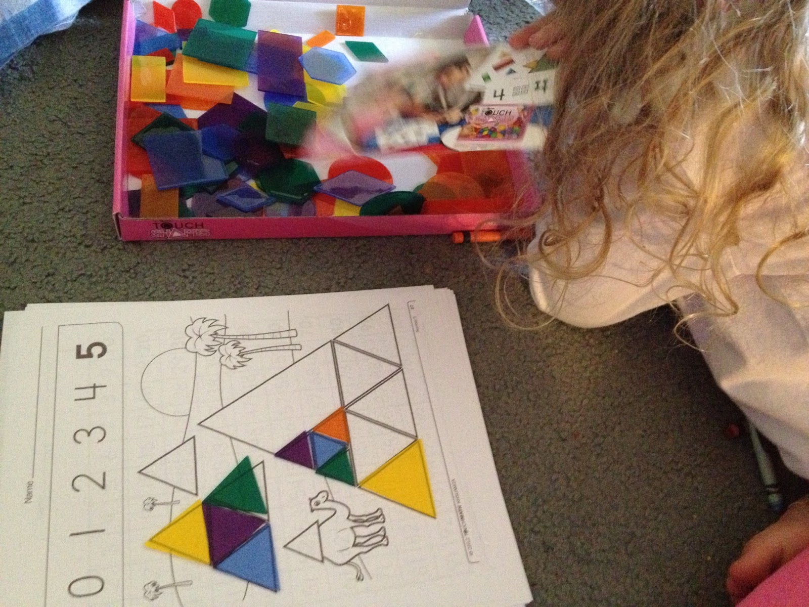 Puddle Jumping: Multi-Sensory Learning with TouchMath Kindergarten