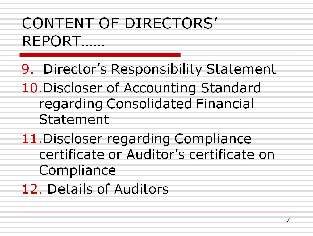 NIFTY ANALYSIS: IMPORTANCE OF DIRECTORS' REPORT IN ANNUAL REPORT OF THE ...
