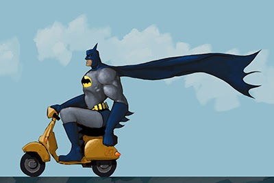 scribblejosh: baTMan scoOtER OPen roaD!