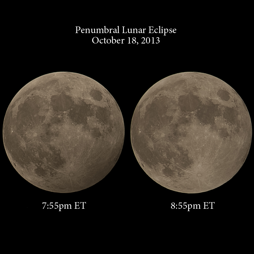 Compare During and After Penumbral Eclipse : r/astrophotography