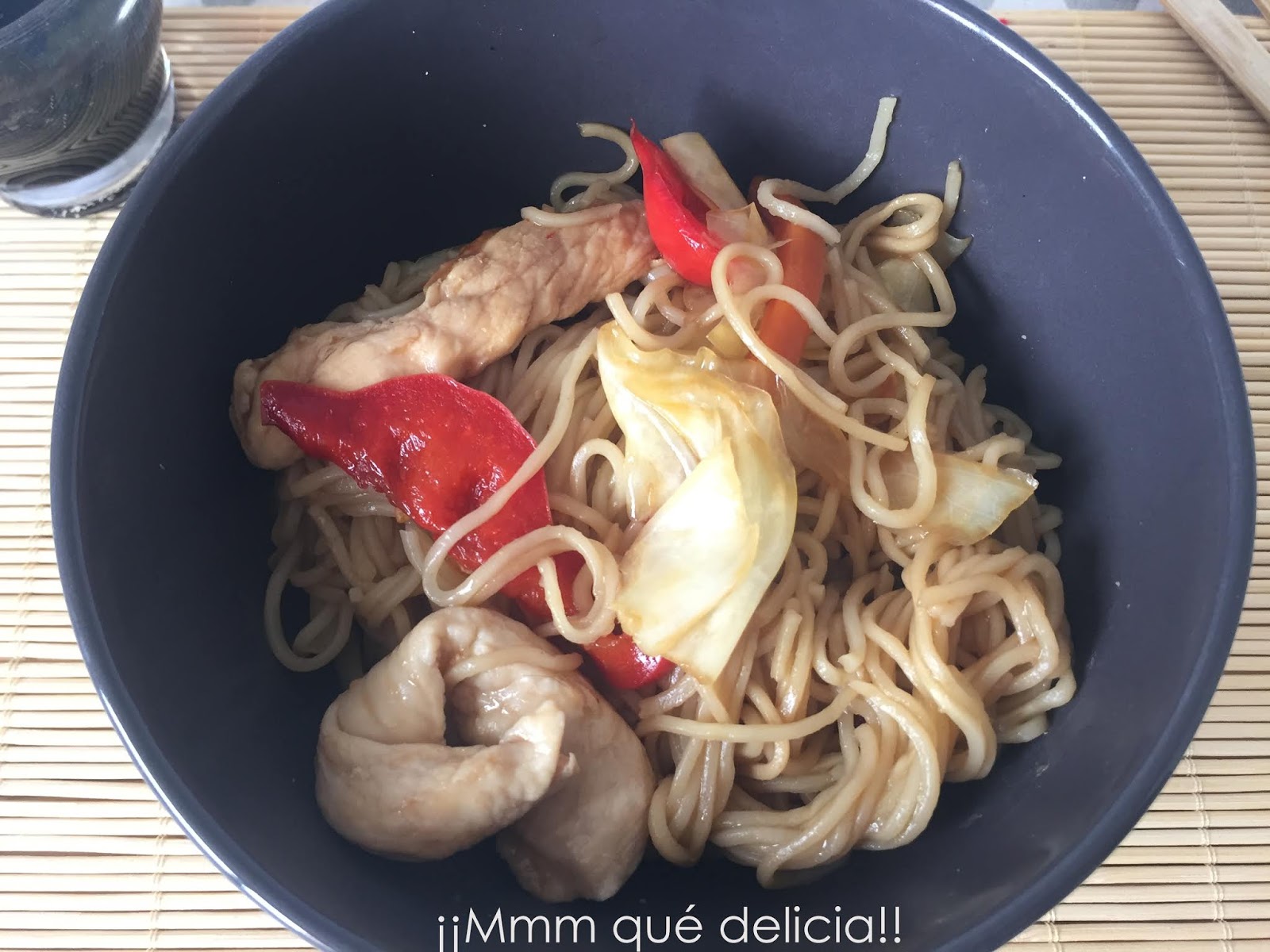 Mmm qué delicia!!: NOODLES CON POLLO Y VERDURAS