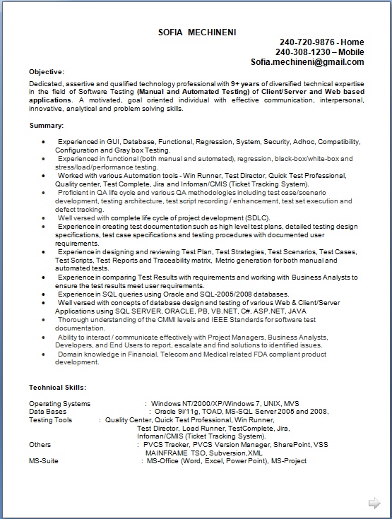 Software Engineer Curriculum Vitae ideas in Word Format Free Download