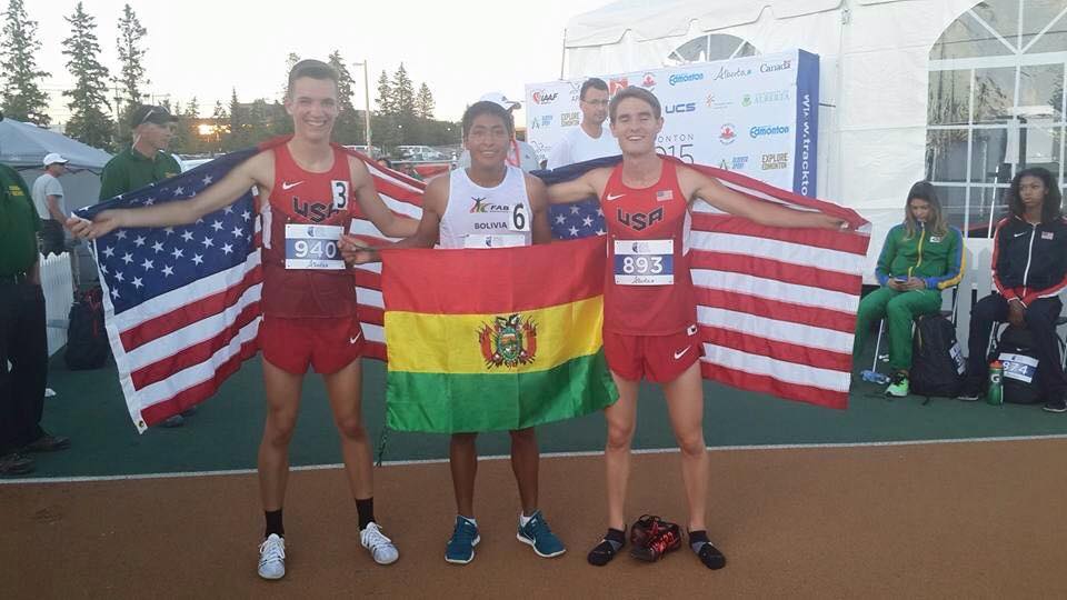 Vidal Basco se trae la medalla de plata y dos récords ~ Atletismo Boliviano