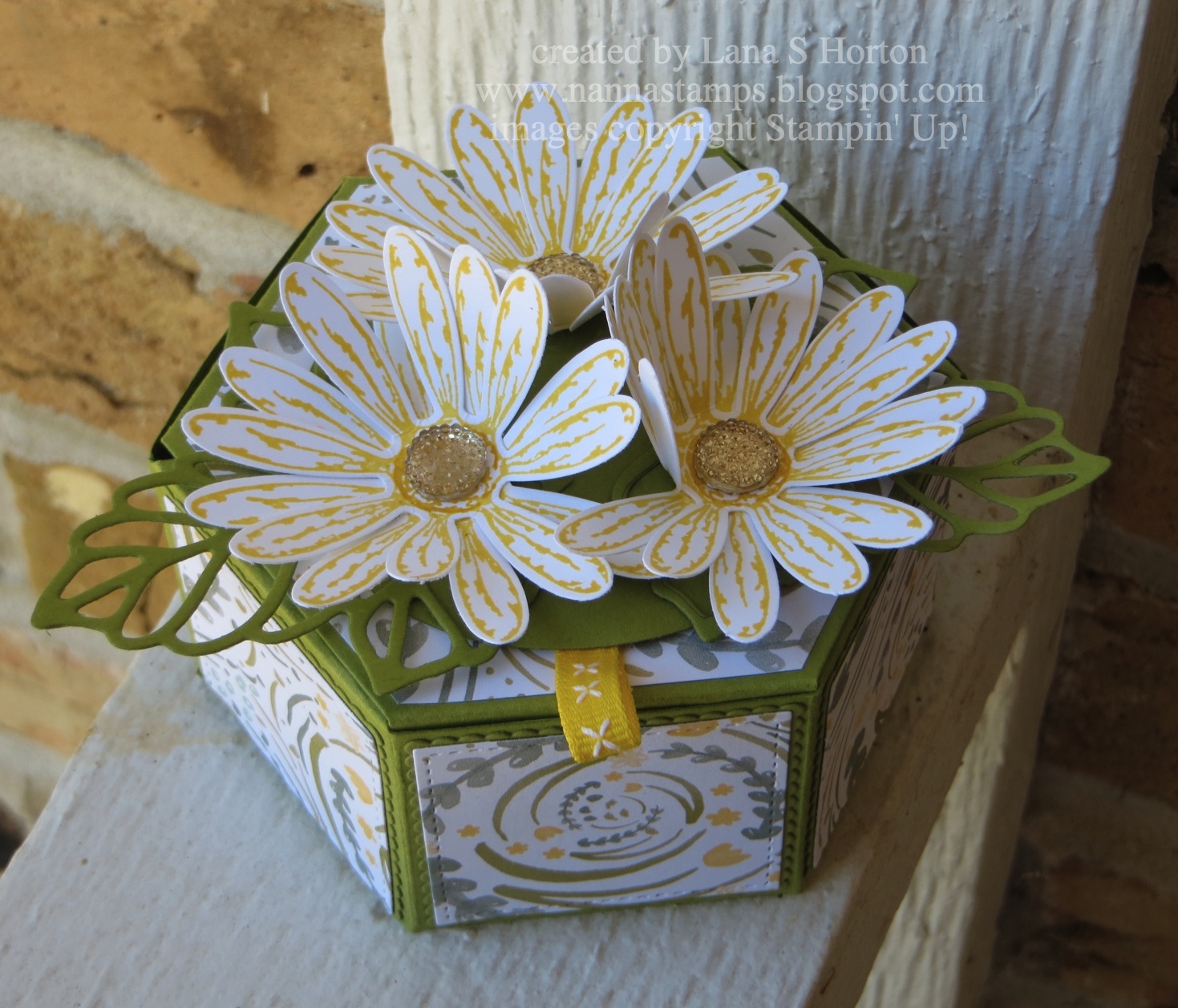 Stamping with Nanna: Another Beautiful Box From Our Window Box Thinlits