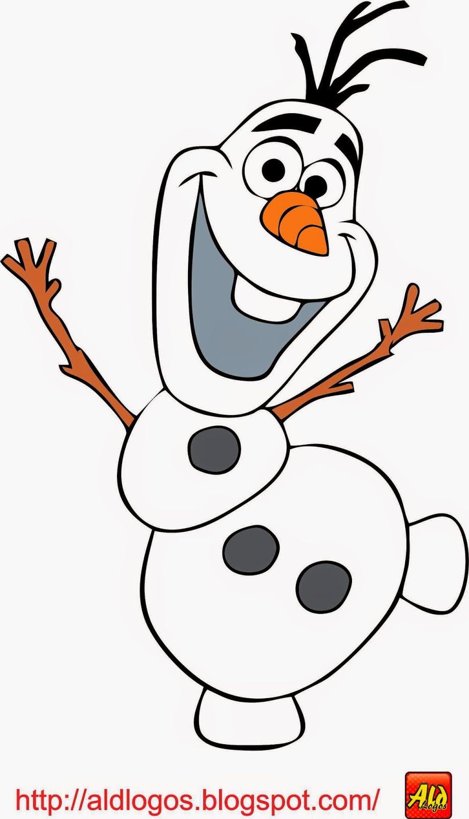 AldLogos: olaf de frozen