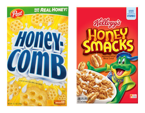 Kellogg's Honey Smacks Cereal Vs Post Golden Crisp Cereal:, 58% OFF
