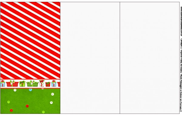 Christmas in Stripes: Free Party Printables. - Oh My Fiesta! in english