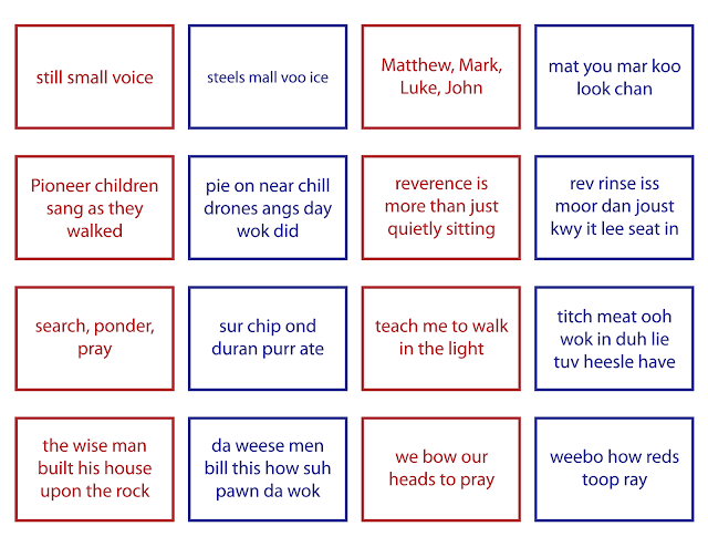 LDS Activity Days / Primary Mad Gabs | Paige Taylor Evans