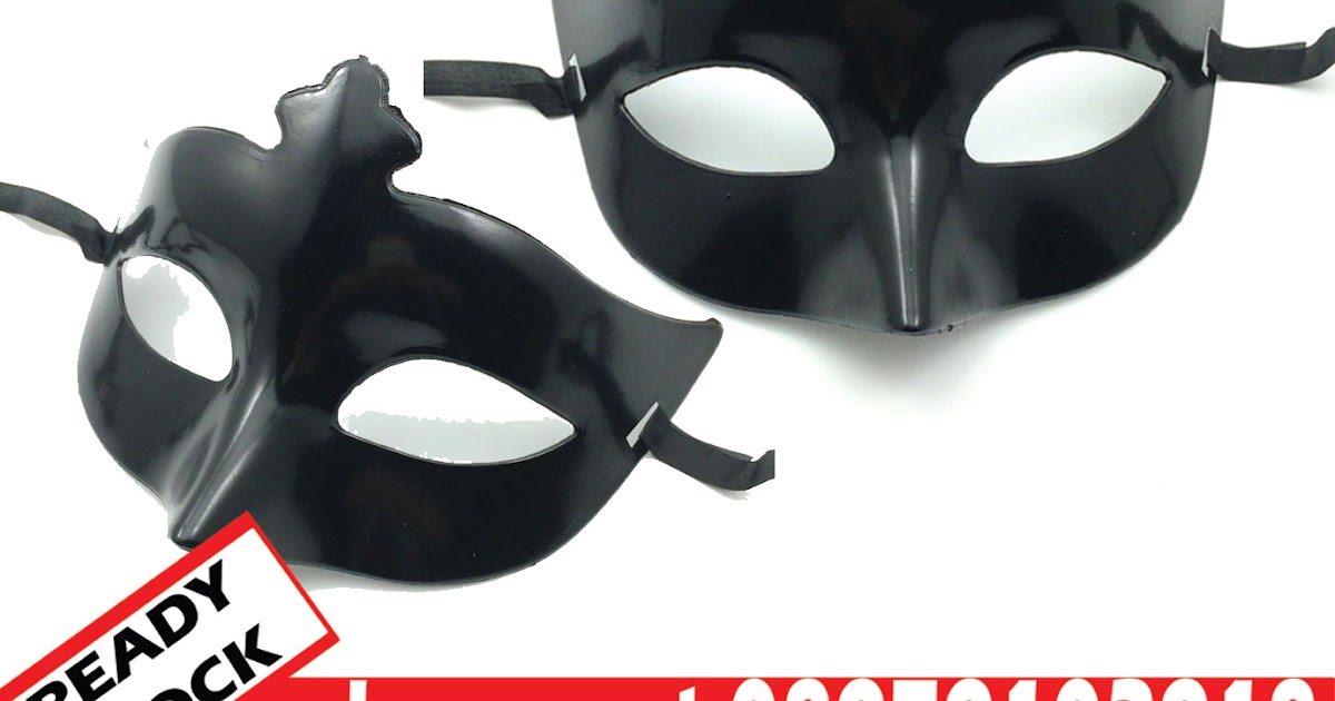JUAL TOPENG PARTY FULL BLACK TOPENG PESTA POLOS HITAM MURAH JAKARTA