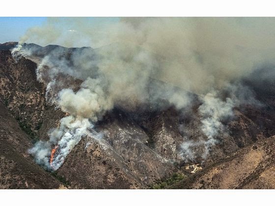 Brian and Ashley's Hiking Blog!: Silverado Canyon Wildfire (Cleveland ...