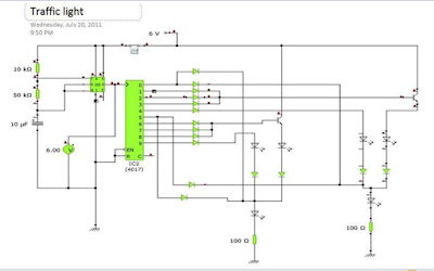 Electronics :Traffic light Circuit - EngineerMaths Power System Consulting