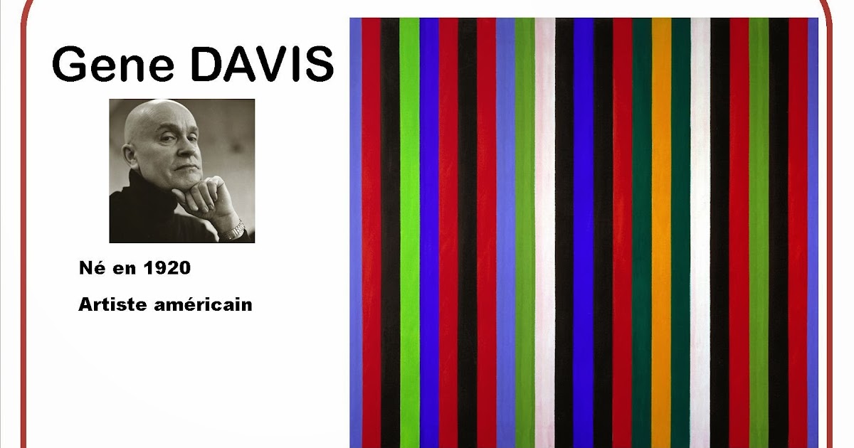 Traits verticaux selon Gene Davis