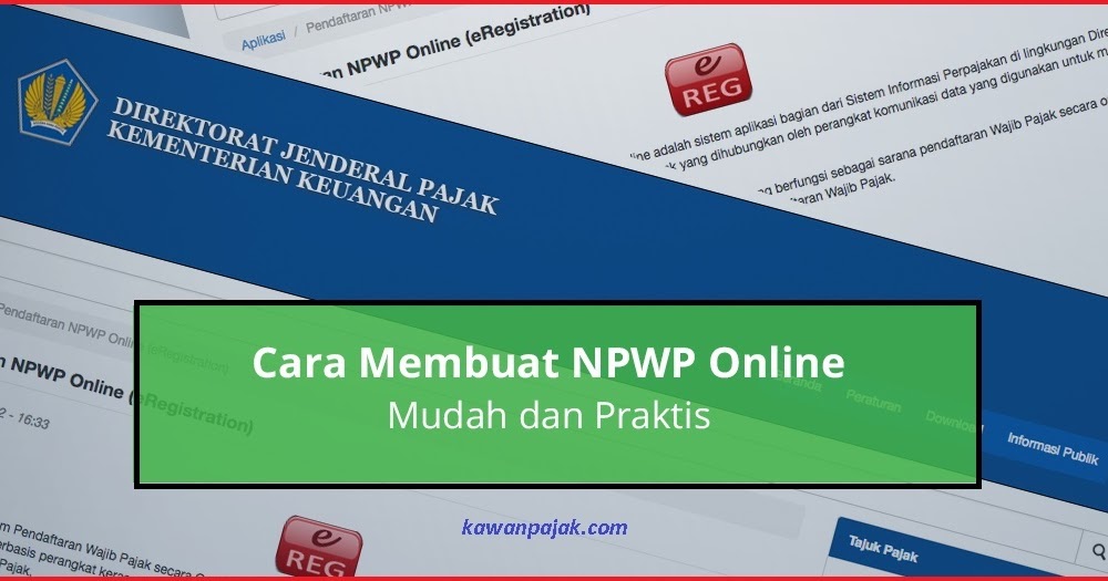 vSyarat dan Cara Membuat NPWP Secara Online