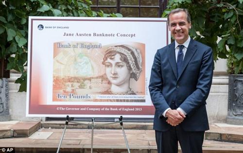 Jane Austen on England £10 banknote | Lunaticg Coin