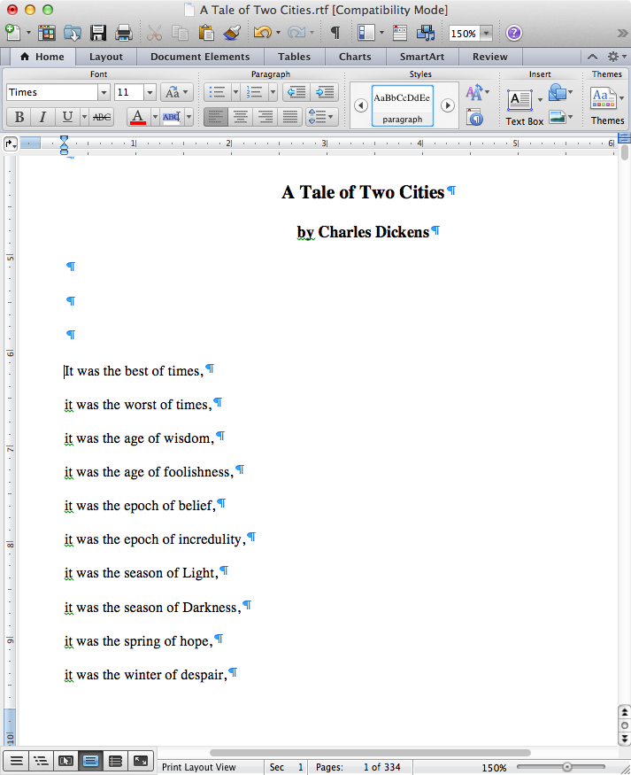 SleuthSayers: Professional Tips– Microsoft Word Chapters