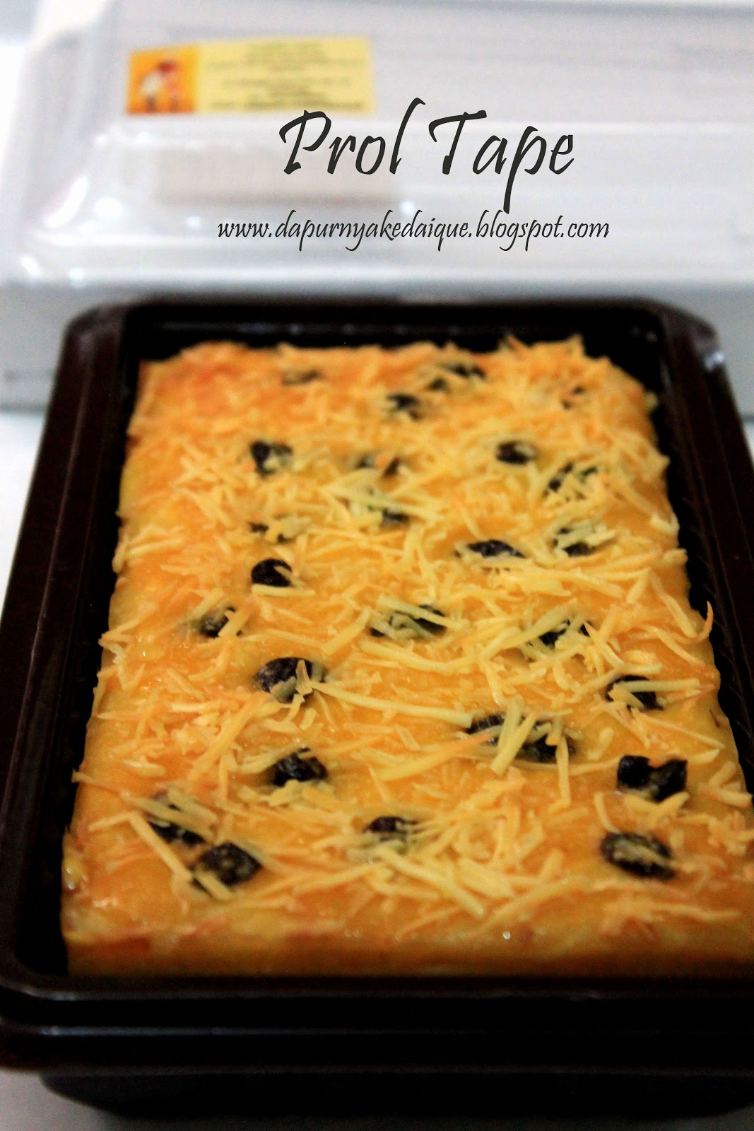 Dapurnya KedaiQue: Bread Puding plus Prol Tape