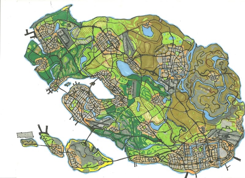 Grand Theft Auto V (GTA 5): Mapas Fakes