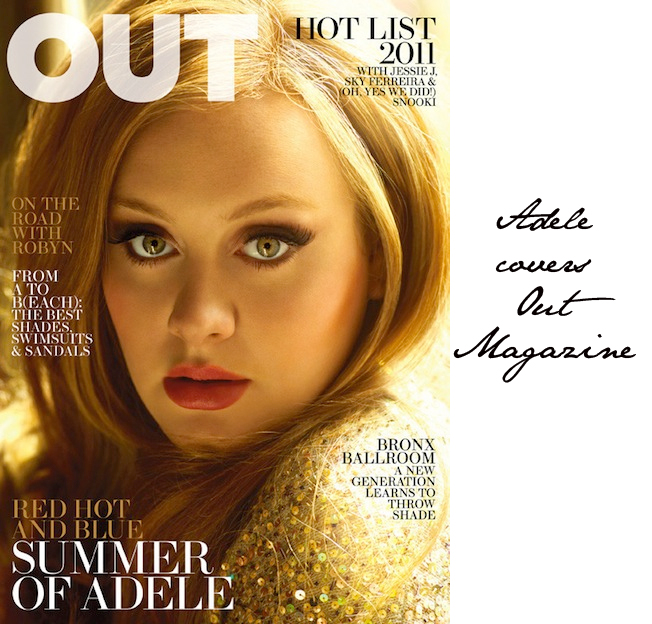 Adele covers Out Magazine - Emily Jane Johnston