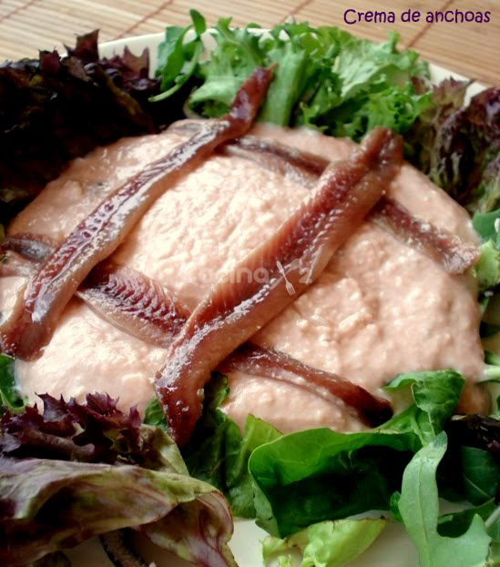 Cocinax2. Las recetas de Laurita.: Crema de anchoas