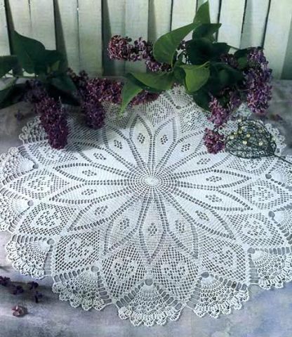 Lucru de mana crosetat, tricotat: borduri+schema.