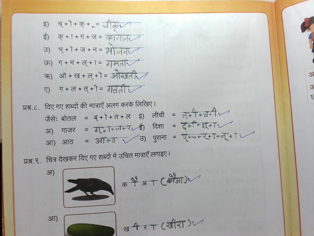 Sub - Hindi Grammar TB Ch - 3 Matrayein