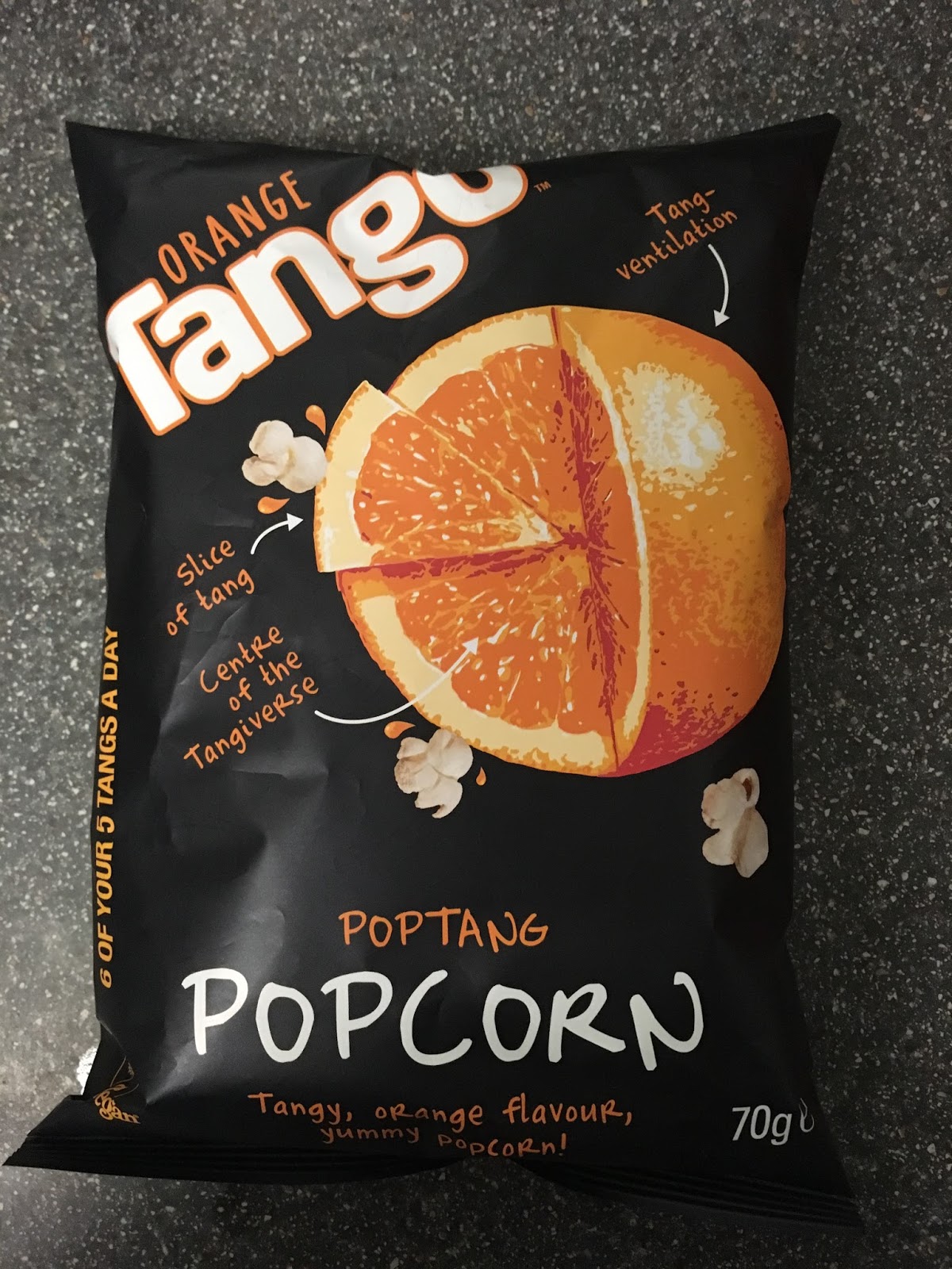 A Review A Day: Today's Review: Tango Orange Popcorn