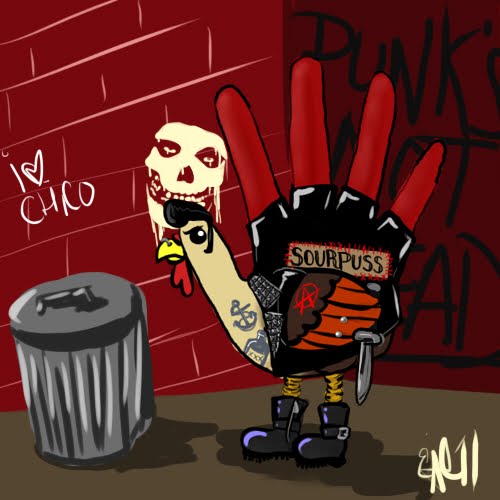 www.sourpussclothing.com: Sourpuss' First Ever Hand Turkey Contest!