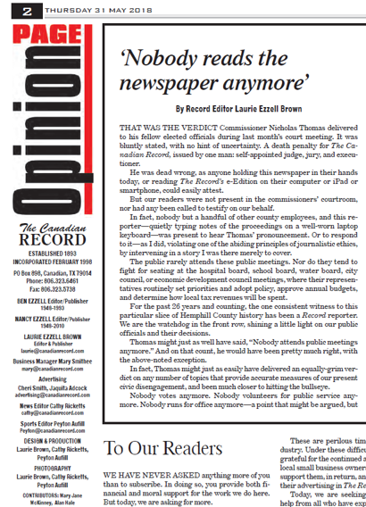 The Rural Blog: Times get tougher for rural newspapers