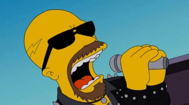 The God Of Metal en los Simpson - The Metal Post - Hard Rock / Heavy Metal