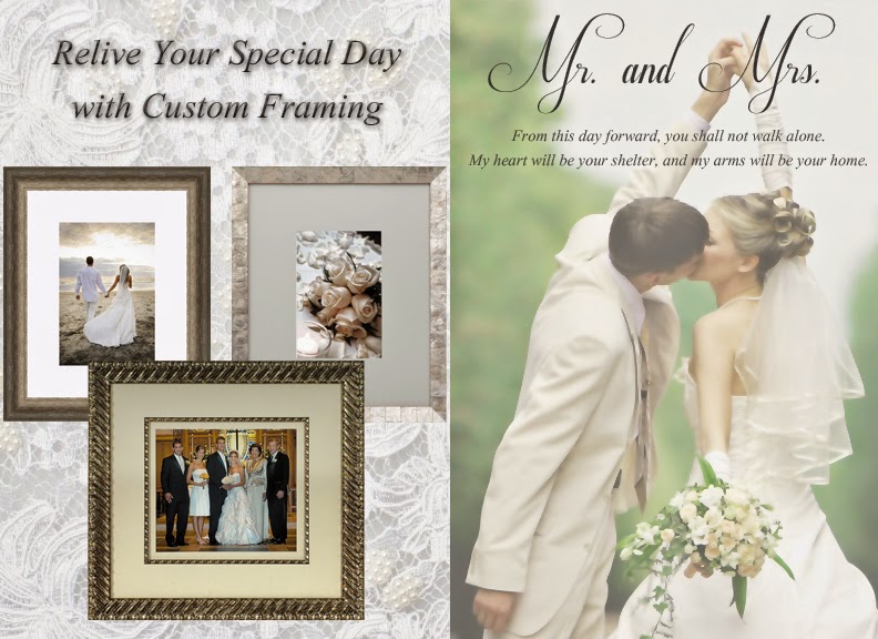 What's new At Frame By Frame: 30% Off your custom framing of Wedding ...