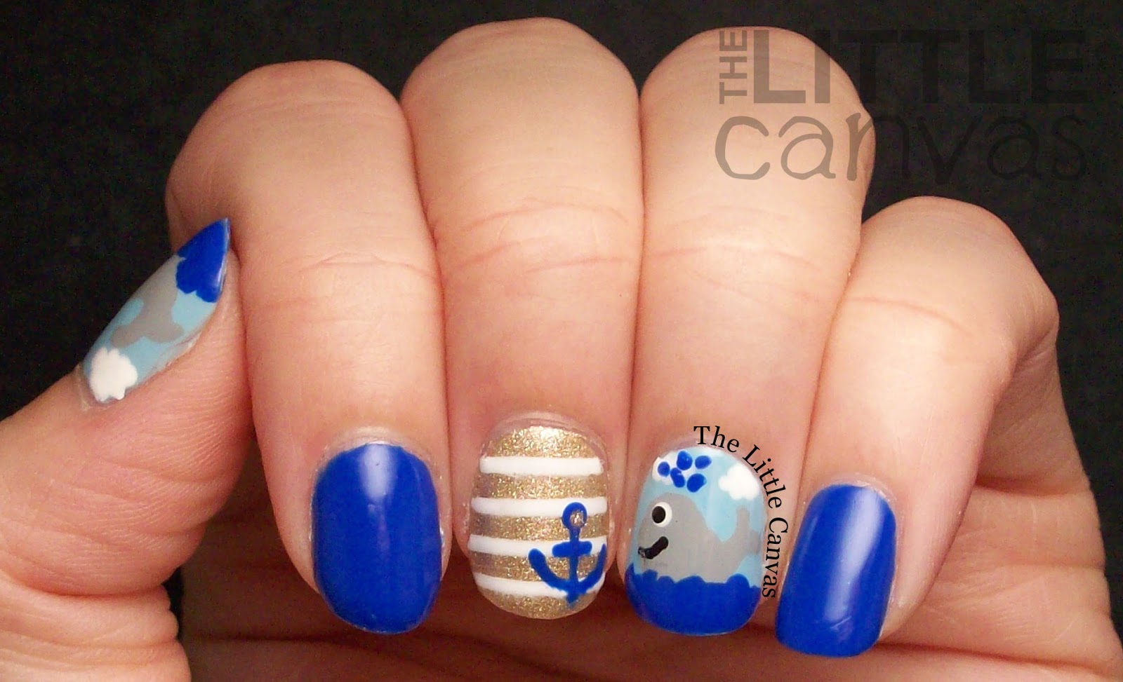 Whale Nail Art