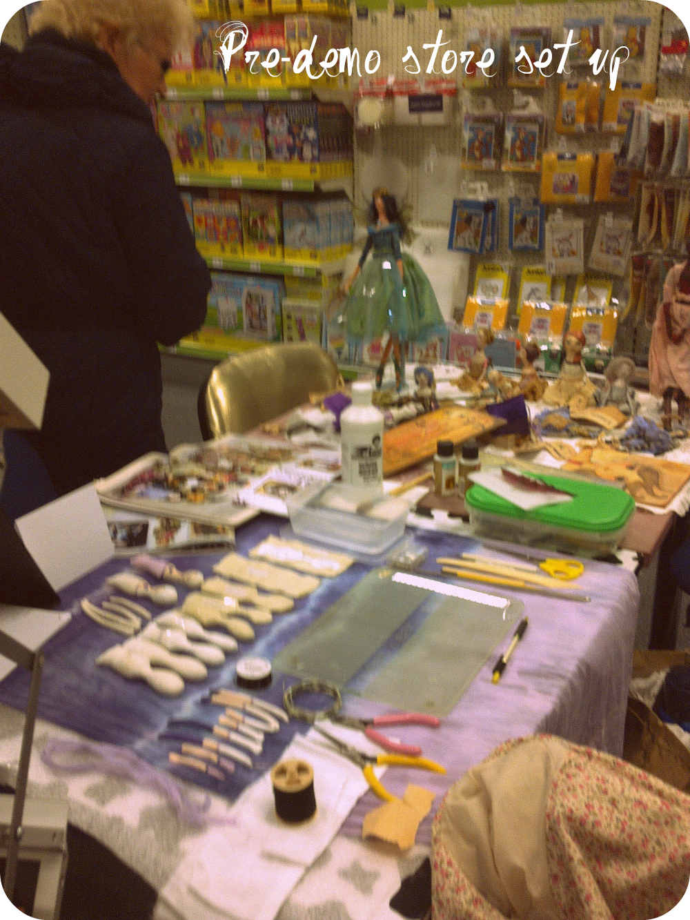 Tracey-anne's Blog: Demonstration at Hobbycraft Croydon UK
