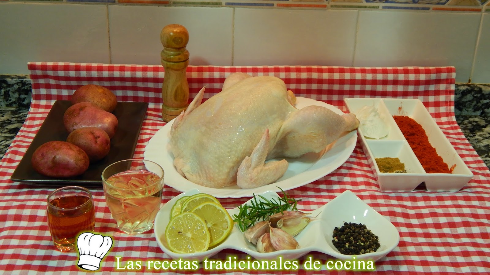 Receta de pollo adobado al horno