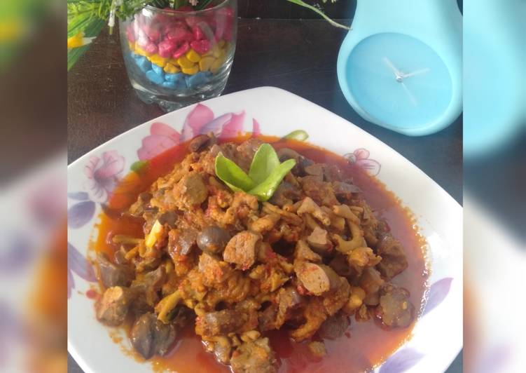 Resep Usus, Rempelo Ati Masak Rempah Pedas Praktis