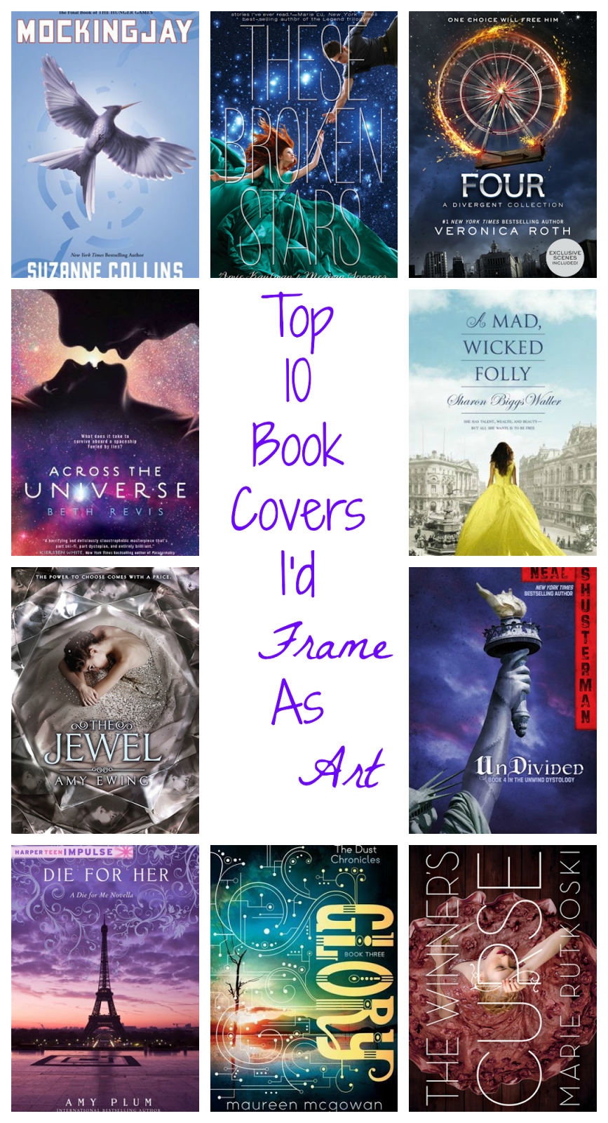 Top Ten Book Covers I'd Frame As Pieces of Art ⋆ It Starts at Midnight