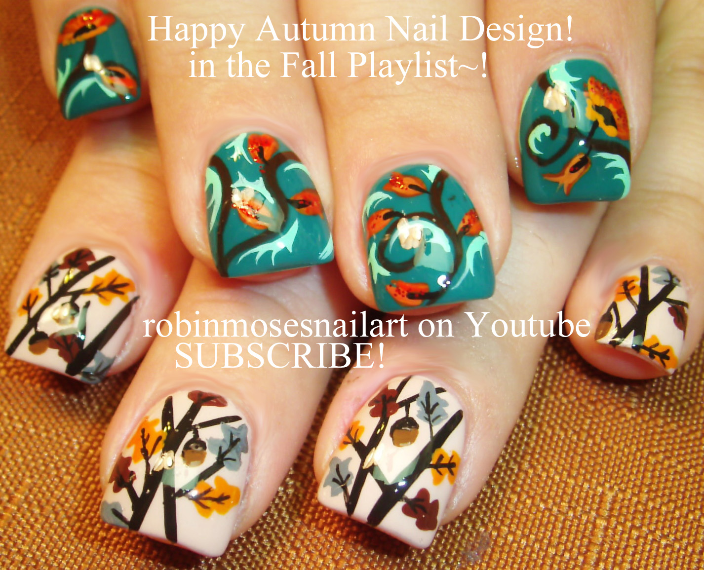 Nail Art by Robin Moses: Fall Nail Art 2018 Playlist | Easy Autumn ...