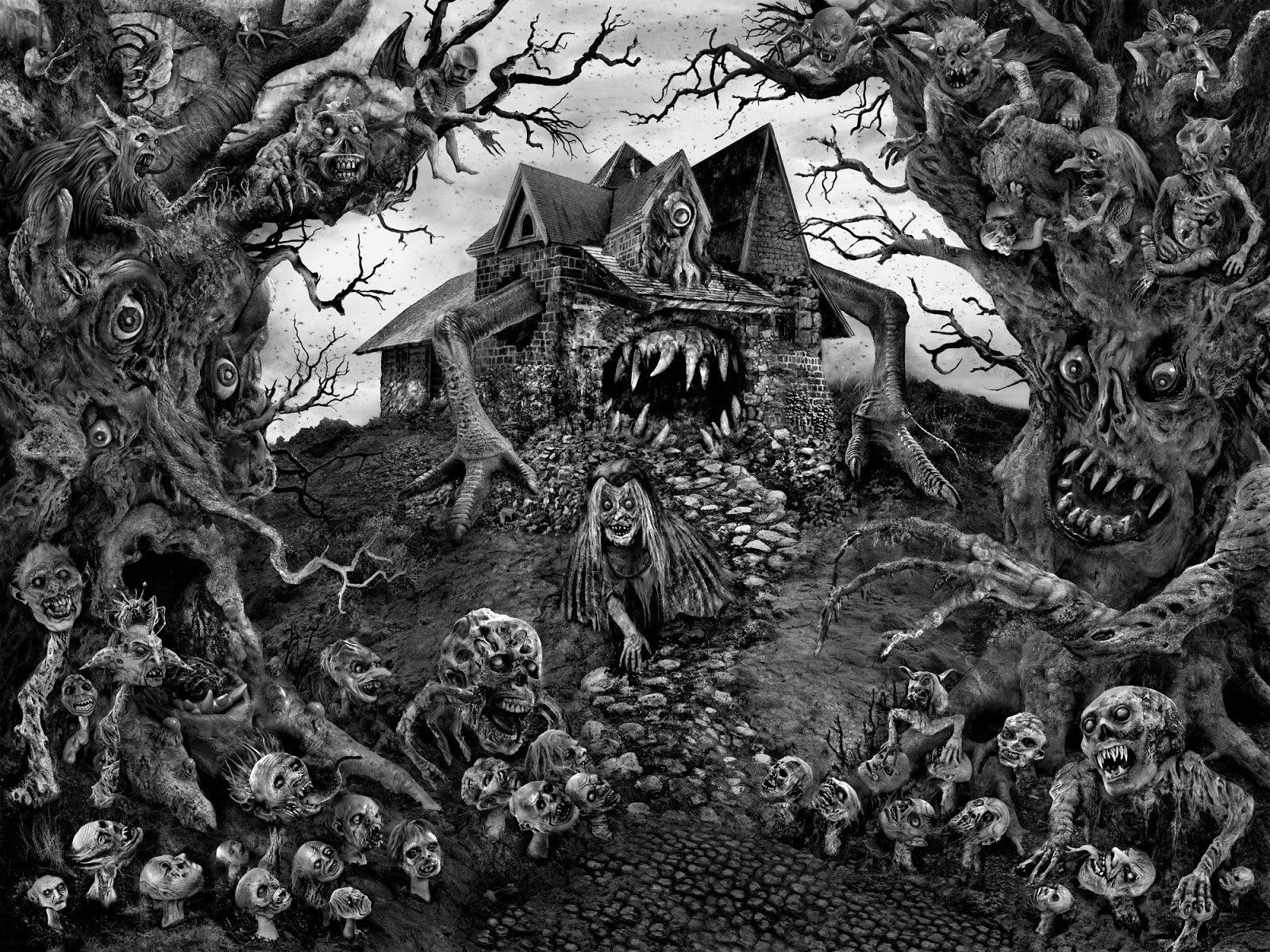 I Love Tree House: Baba Yaga's Horror Tree House Wallpaper 2000x1500