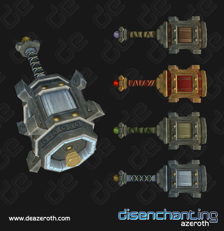 Disenchanting Azeroth: Mists of Pandaria Beta : New Weapon & Shield Models