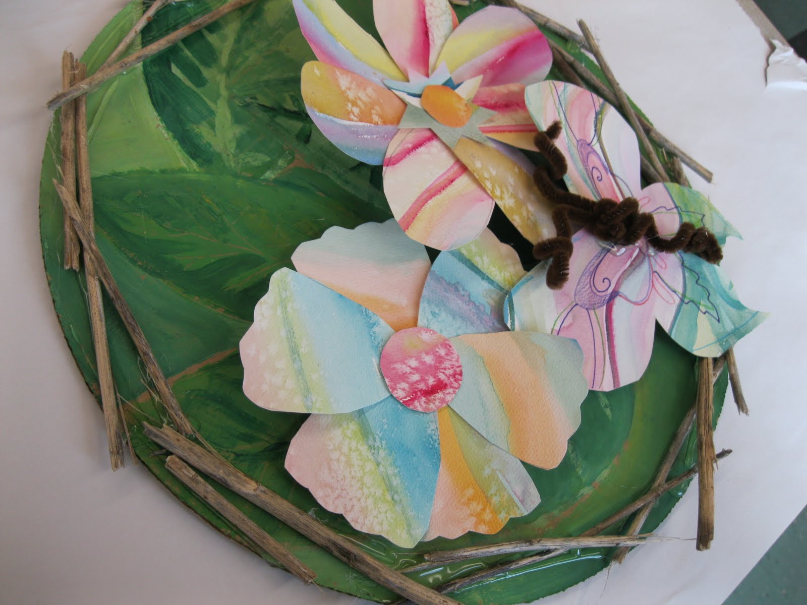 Color, collage, and much more: butterflies, leaves, & sticks