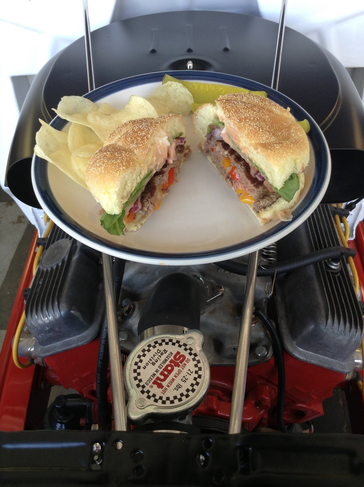 Get Stuffed Burger Challenge Submission: The All American Hot Rod ...